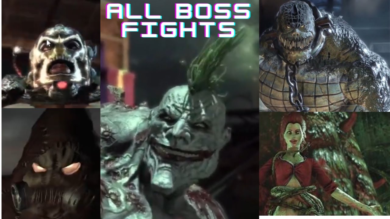 Batman Arkham Asylum | All Boss Fights - YouTube