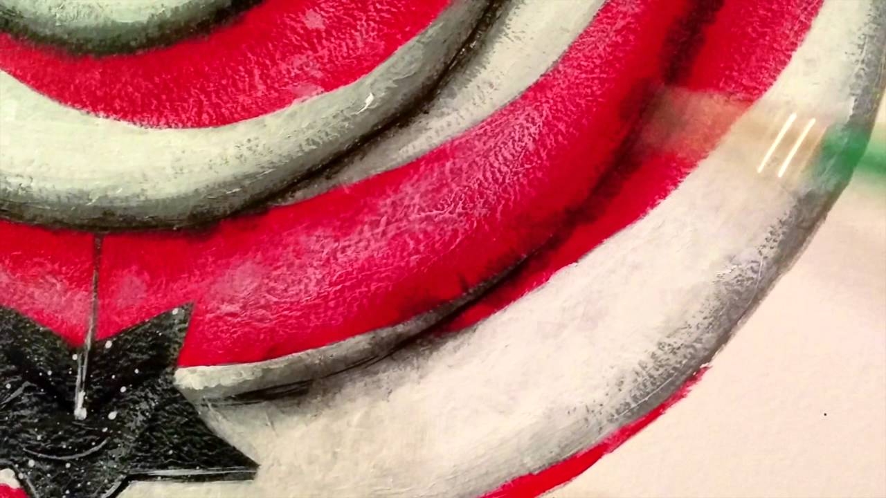 How I paint a lollipop (with acrylic painting) - YouTube