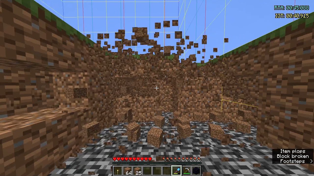 Minecraft - Mine a Chunk Superflat - SSG, Structures 1:24.676 [FWR ...