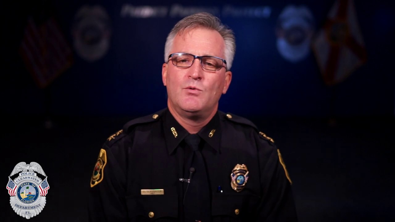 A Message from Clearwater Police Chief Daniel Slaughter - YouTube