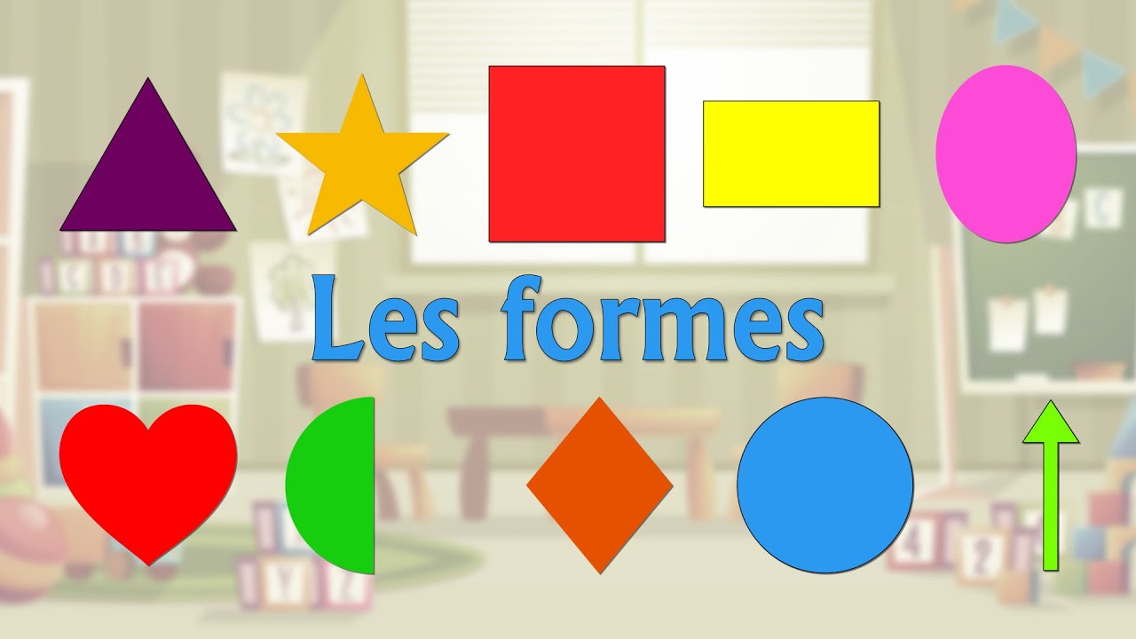 Les Formes Géométriques | Vidéo Éducative Pour Enfants #learnfrench # ...