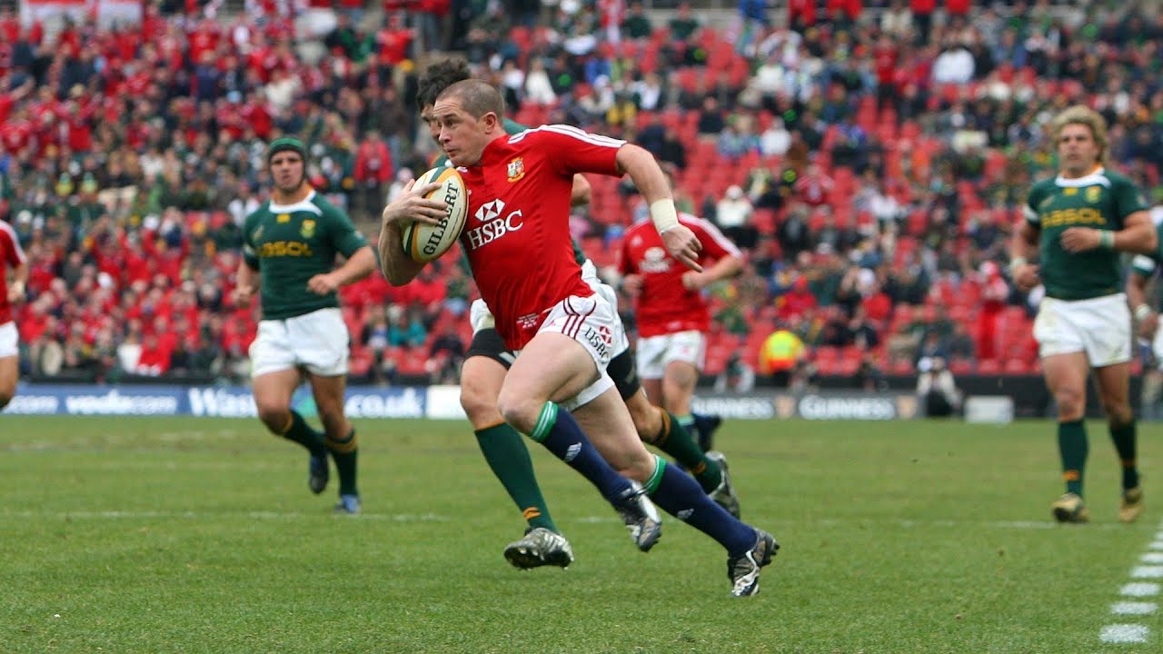 The 10 Greatest British & Irish Lions Tries vs The Springboks - YouTube