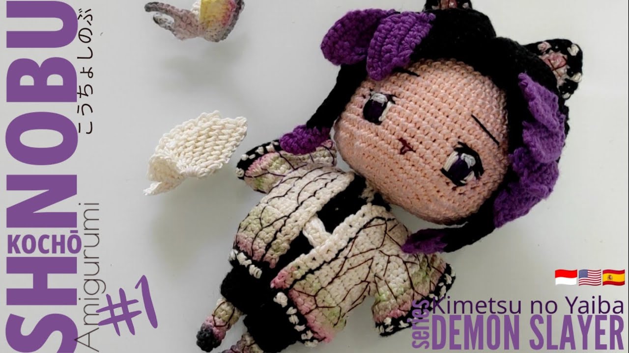 Shinobu Kocho of Demon Slayer Amigurumi #1 (arms & legs) | English and ...