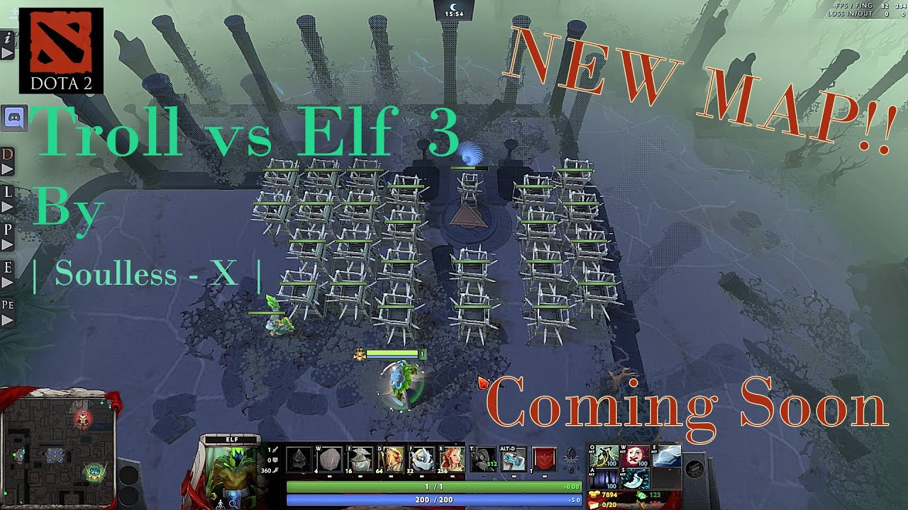 Dota 2 Troll vs Elf 3 | New Map Leaked | Soulless - X - YouTube