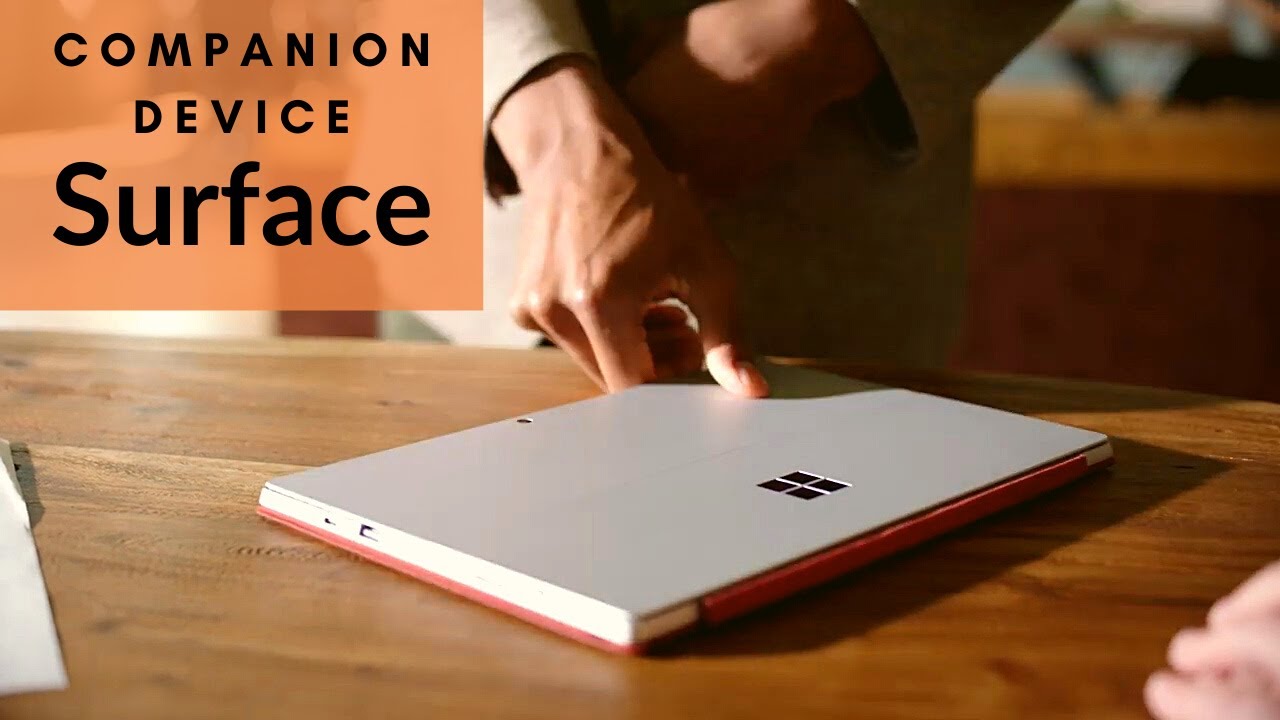Microsoft Surface as a Companion Device - YouTube