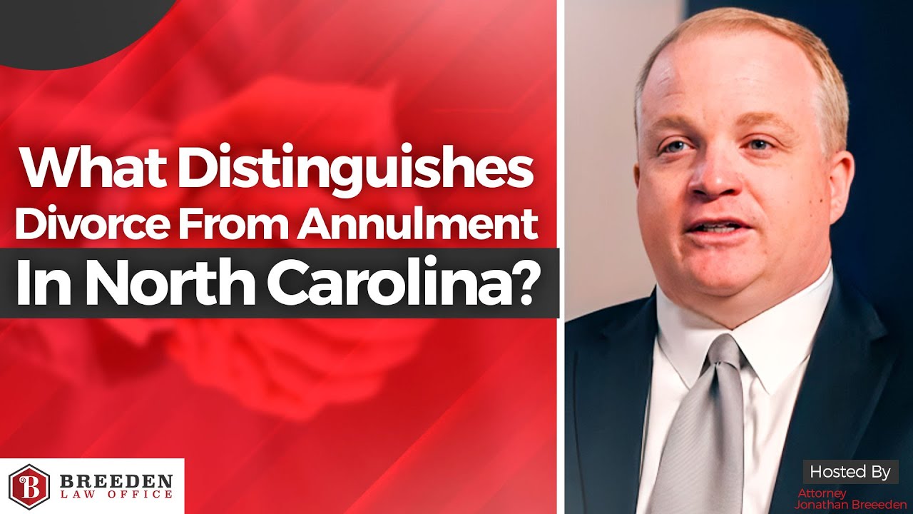 What Distinguishes Divorce From Annulment In North Carolina? | Divorce Vs Annulment - YouTube