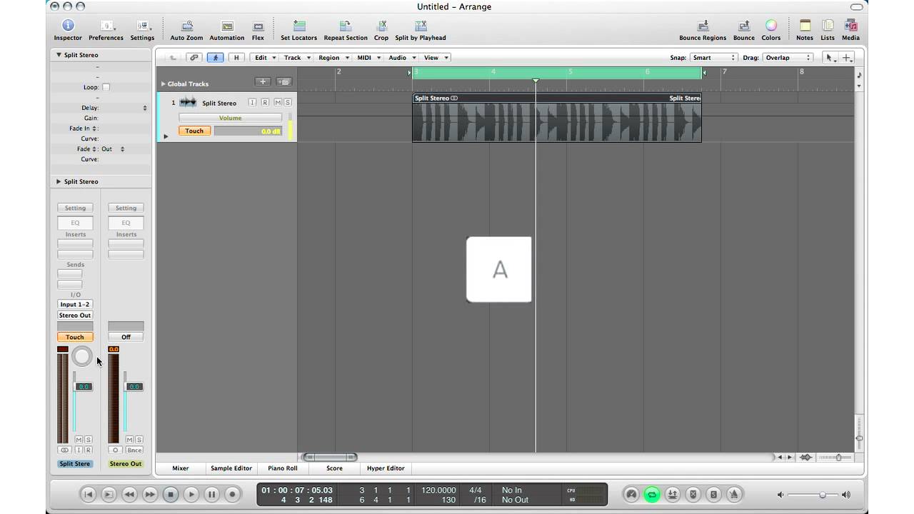 How To: Logic Pro 9 - Ask Adam - Automation Editing and Splitting ...