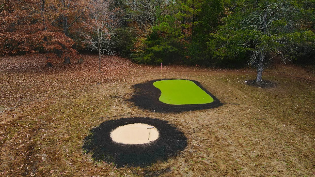 Our Putting Green and Bunker will be Ready for Masters Week! - YouTube