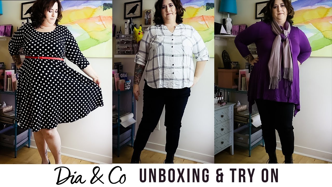 DIA & CO | Try On Unboxing - Plus Size Personal Styling - Fashion Look ...