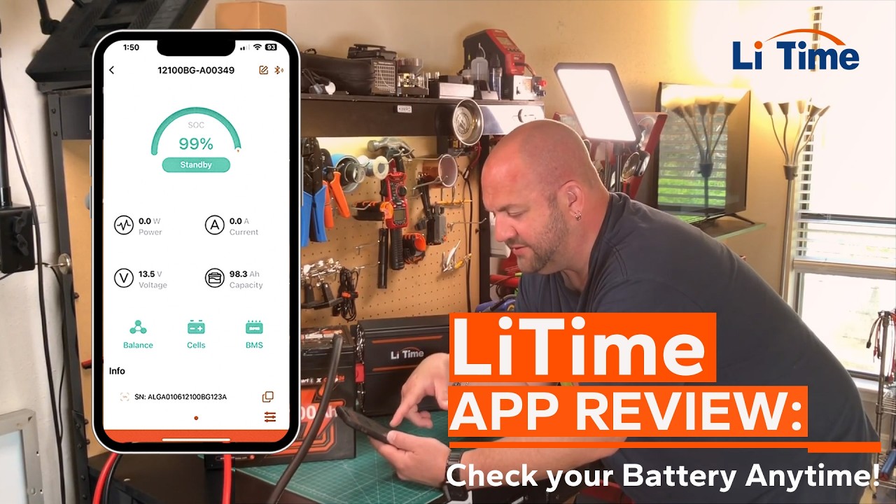 LiTime APP Review & Bluetooth Range Test: Know your Battery System ...