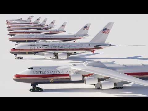Random Planes with the New Air Force One Livery