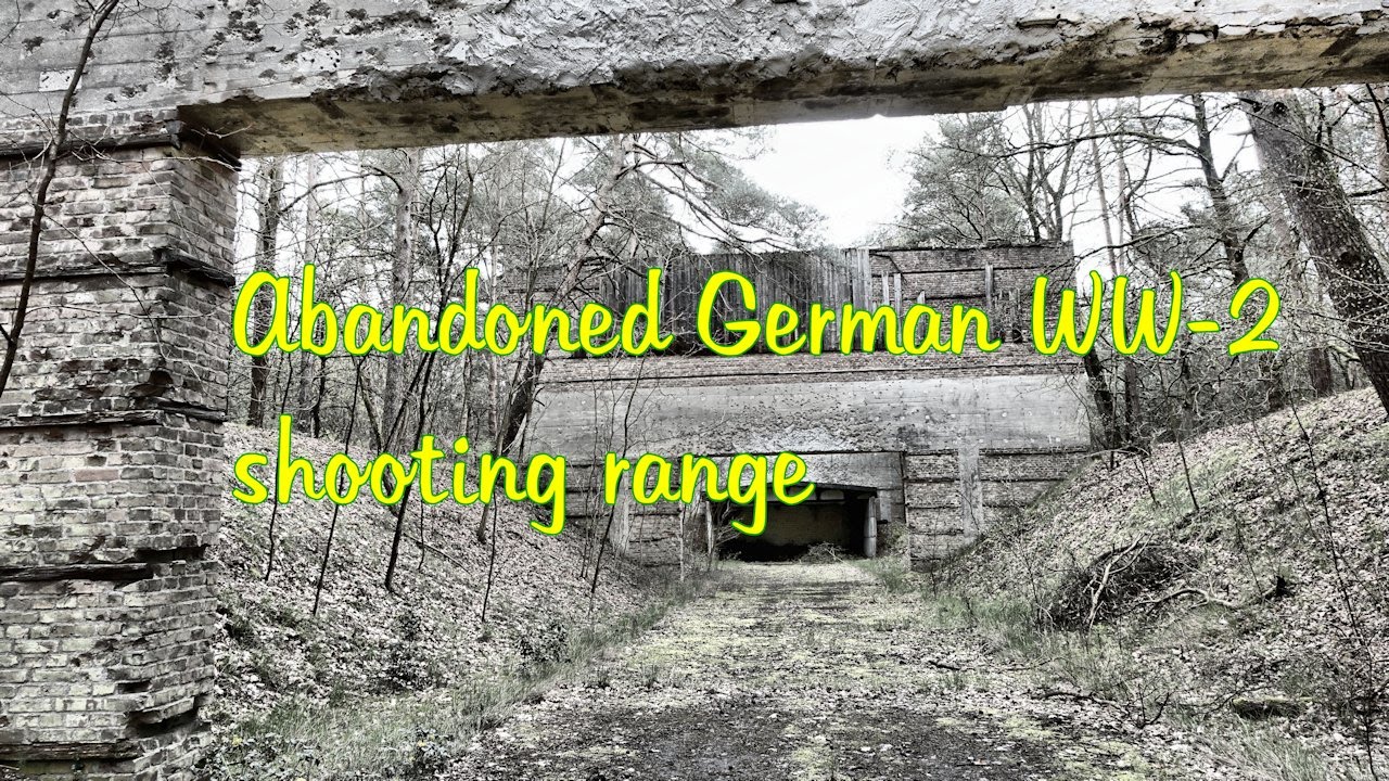 Abandoned old German shooting range - YouTube