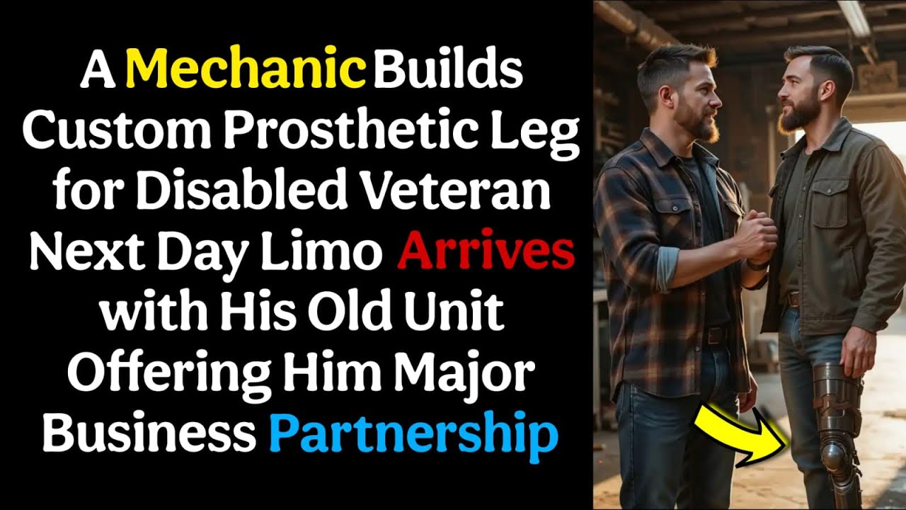 Mechanic Builds a Custom Prosthetic Leg for a Disabled Veteran—Next Day ...