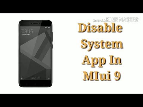 How to Disable System Apps in Xiaomi MIUI 9 - YouTube