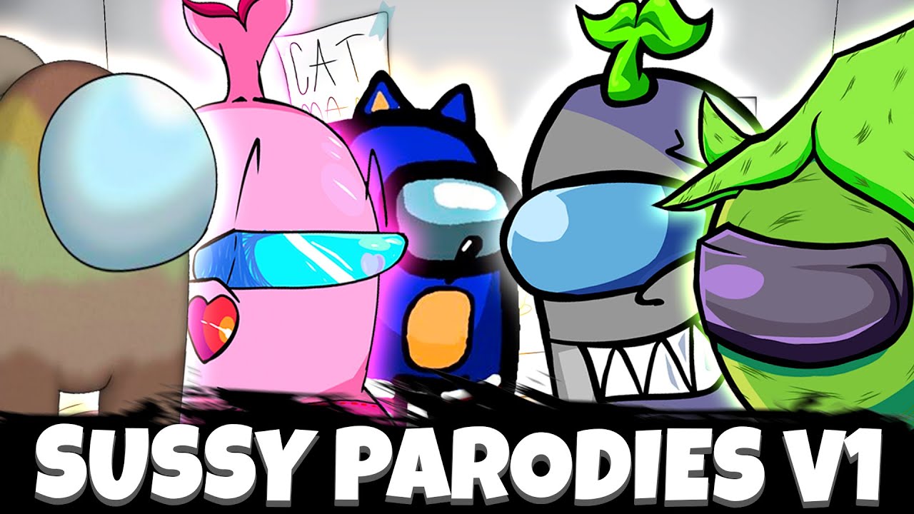 SUSSY PARODIES V1 VS Friday Night Funkin | Among Us Stories (FNF MOD ...