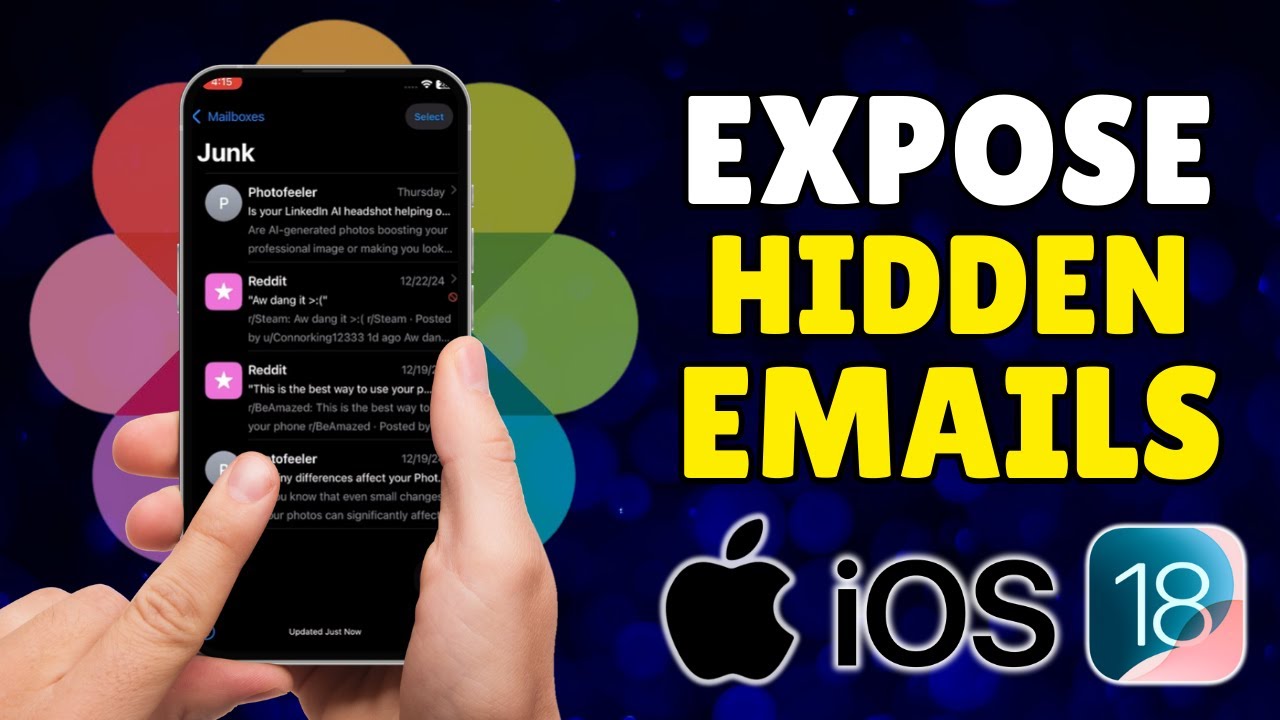 Expose Hidden Emails in Spam Mail (iOS18) - YouTube