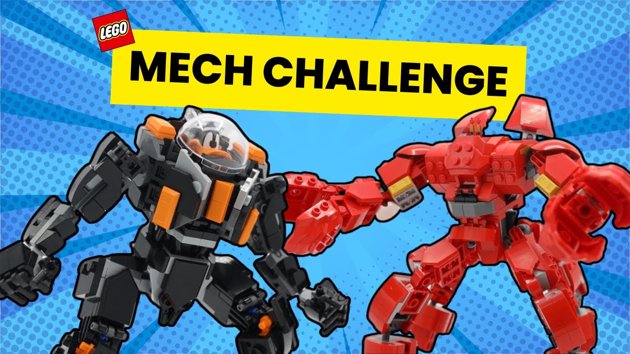 I built 9 random LEGO mechs | LEGO MINIFIGURE MECH CHALLENGE - YouTube