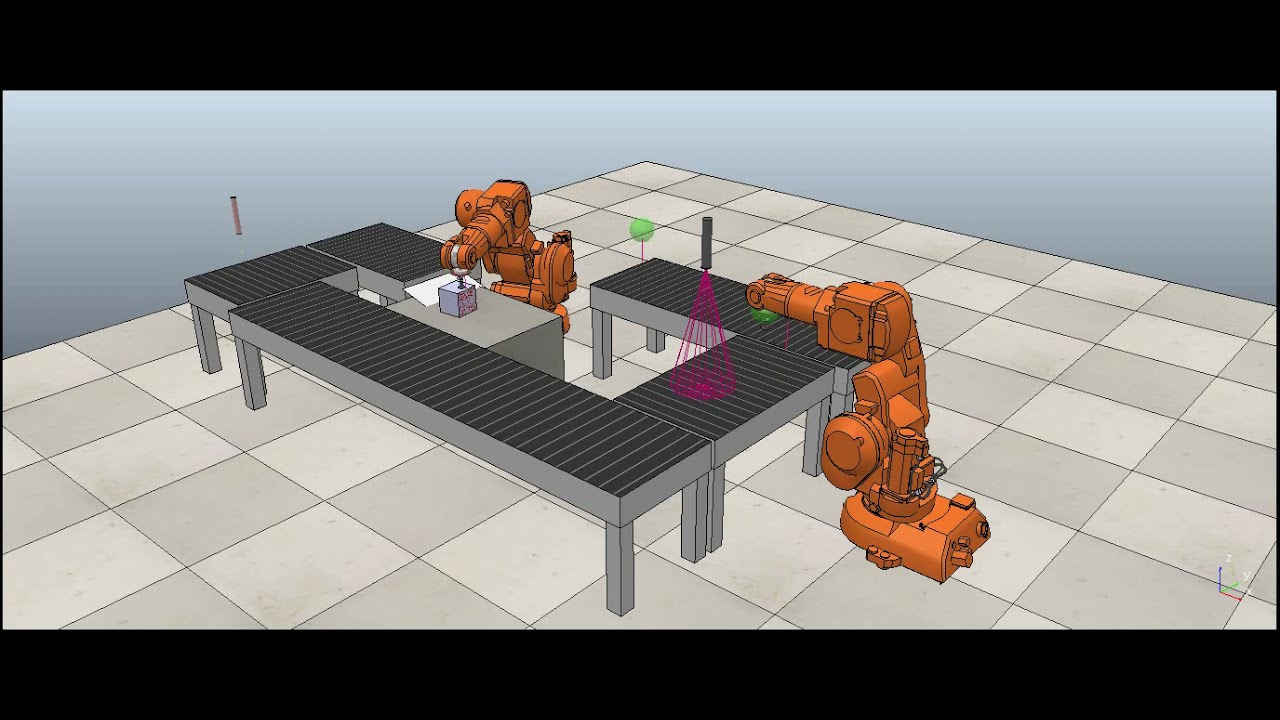 Simulação Coppelia Robotics 01 - YouTube