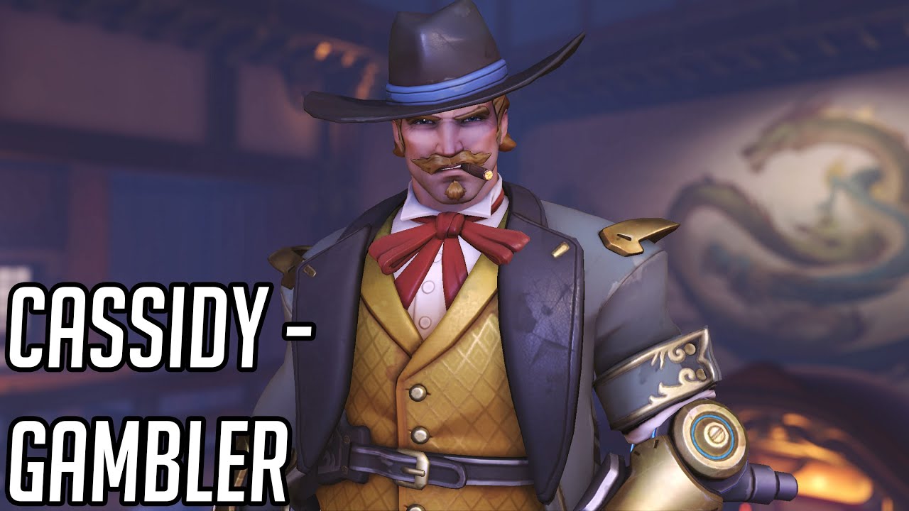 Cassidy "Gambler" Skin Showcase - Overwatch 2 - YouTube