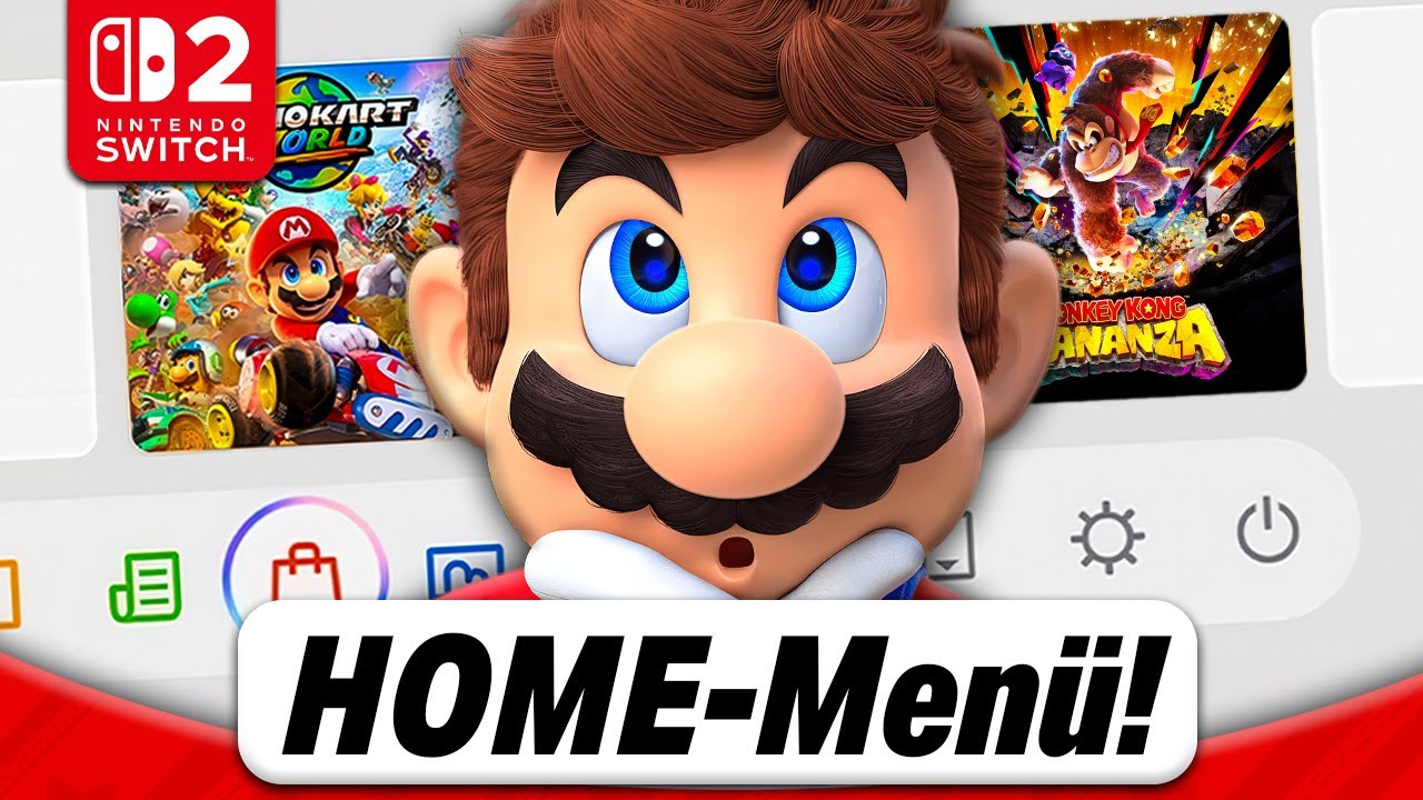 Wir müssen über das Home Menü der Nintendo Switch 2 reden… - YouTube