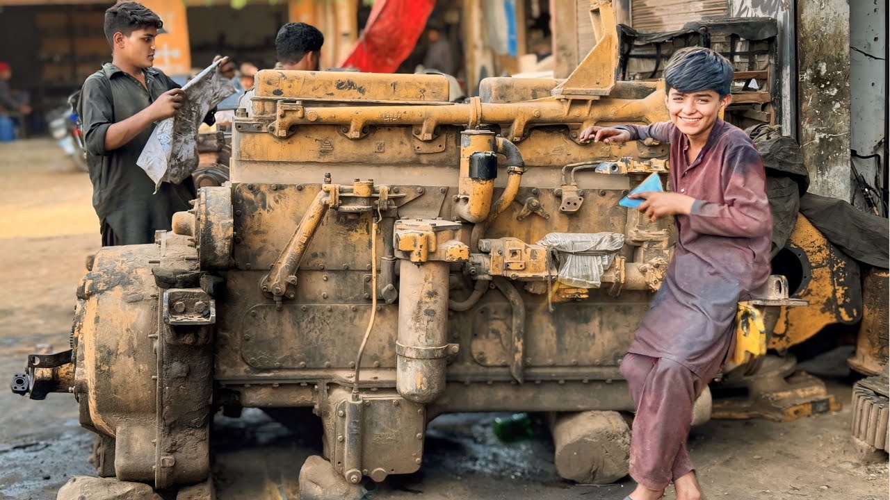 Caterpillar Dozer Engine Restoration With Amazing Technology #Amazing ...