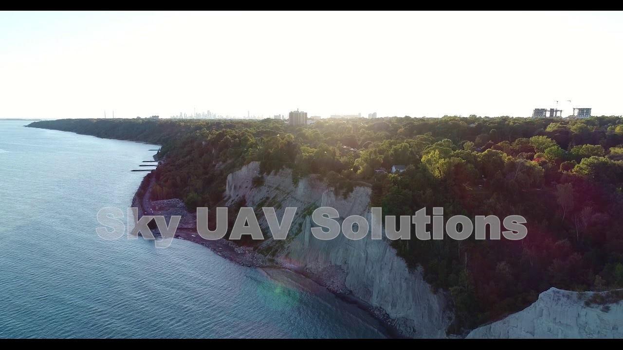 Scarborough Bluffs Aerial View SB4K_0101 - YouTube
