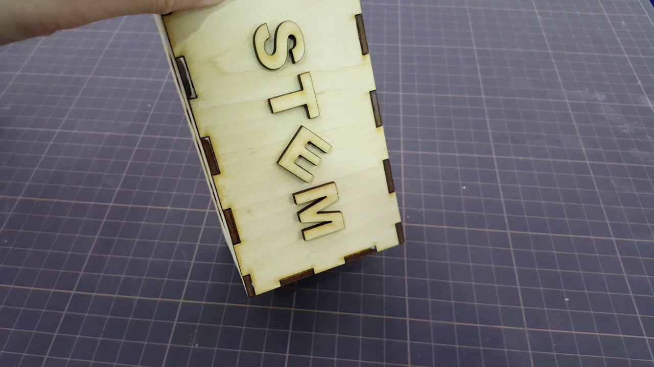 1 Laser Cut - Pen Holder - YouTube