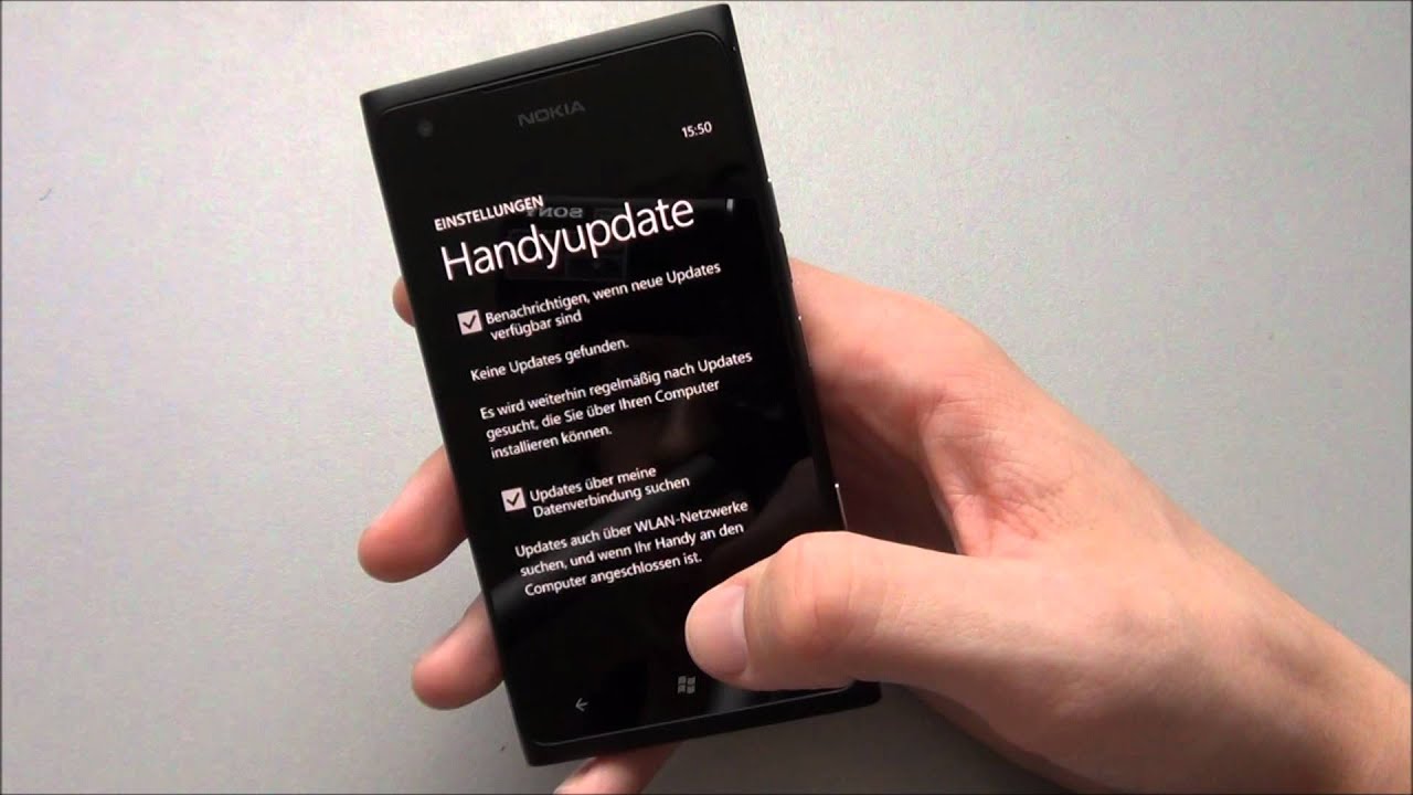 Nokia Lumia 900 - Einstellungen/settings - YouTube