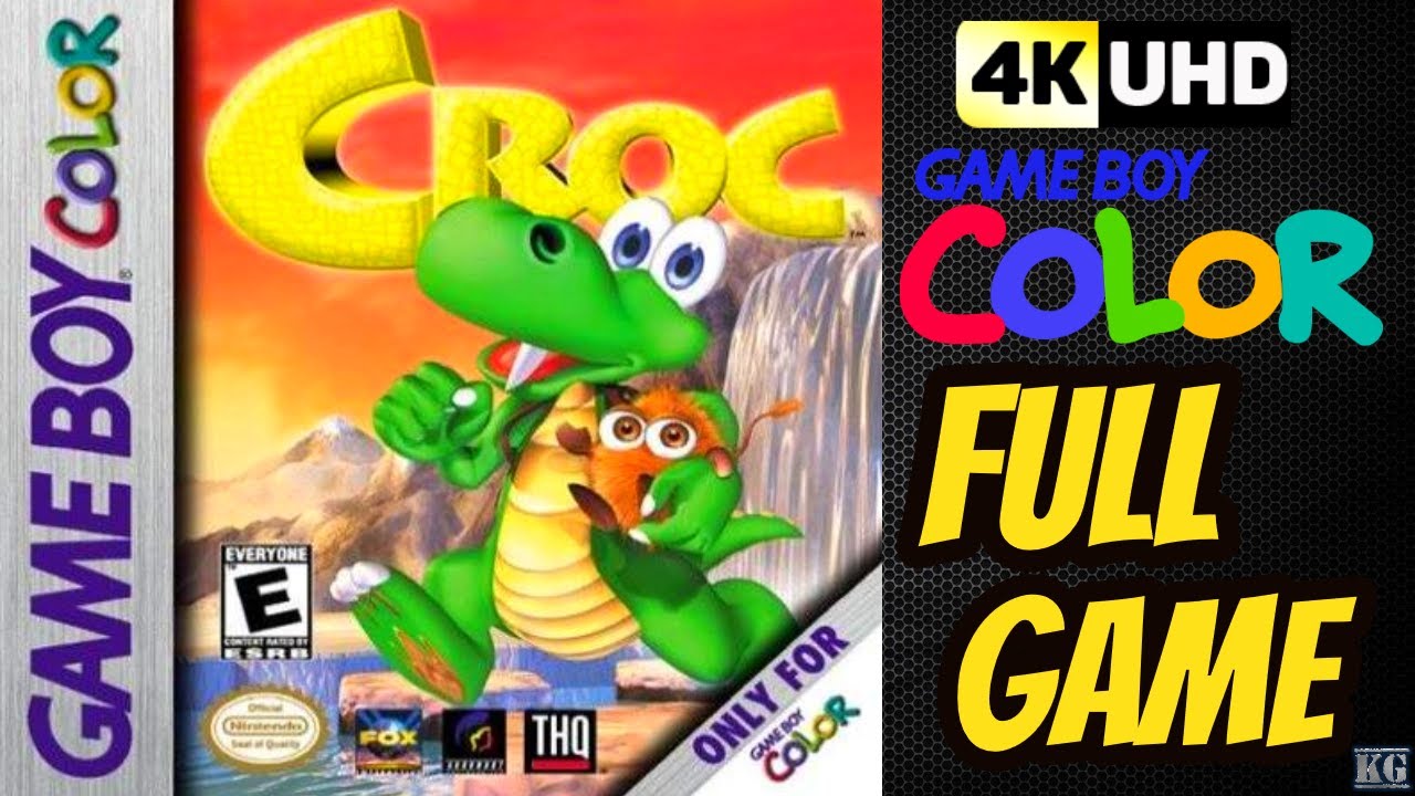 Croc | GAME BOY COLOR | 4K60ᶠᵖˢ UHD🔴 | Gameplay Walkthrough Longplay ...