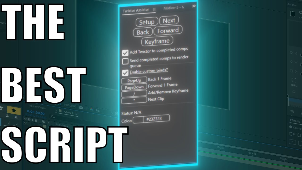 How To Install Twixtor Assistor | The Best Script for Twixtor - YouTube