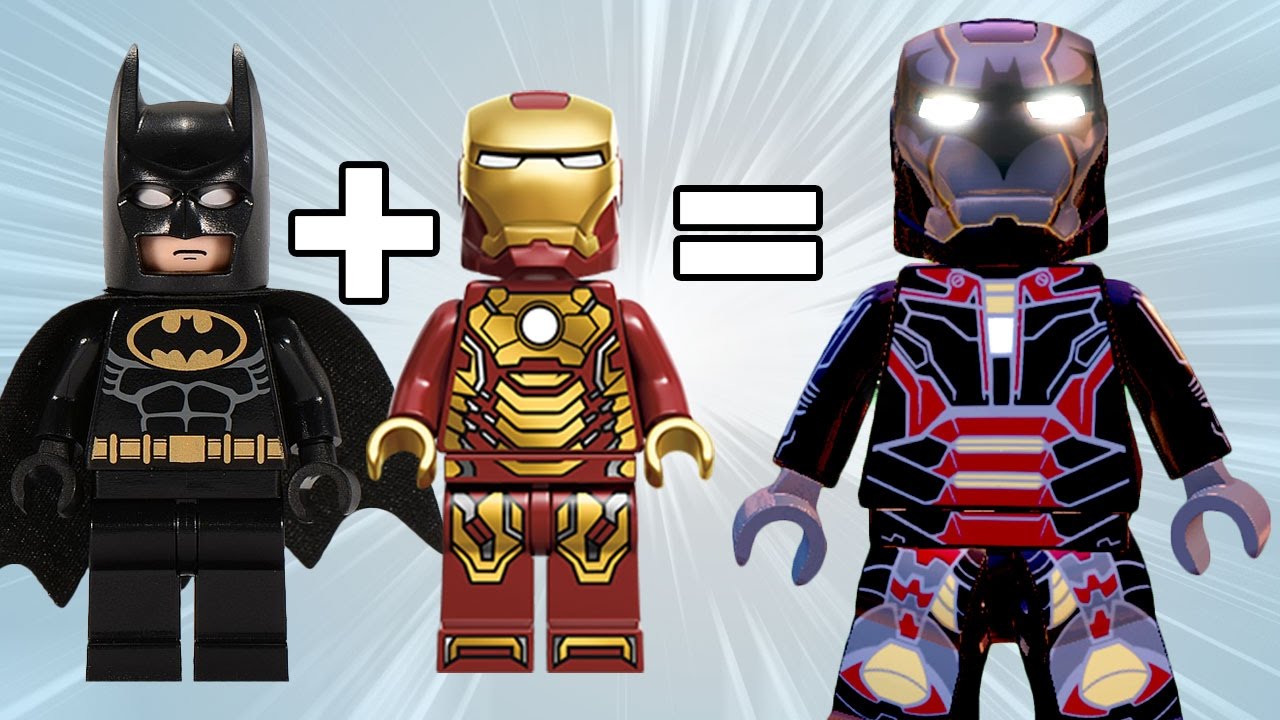 Batman + Iron Man = Iron Bat (MOD) LEGO Avengers (Vingadores) - YouTube
