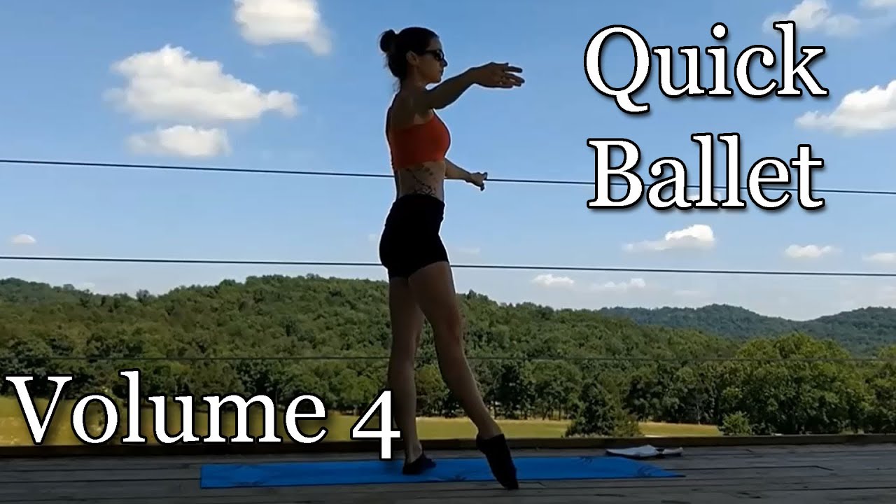 Ballet Barre - Volume 4 - Intermediate Ballet Barre Exercise that You Can Do Anywhere! Quick 10 ...