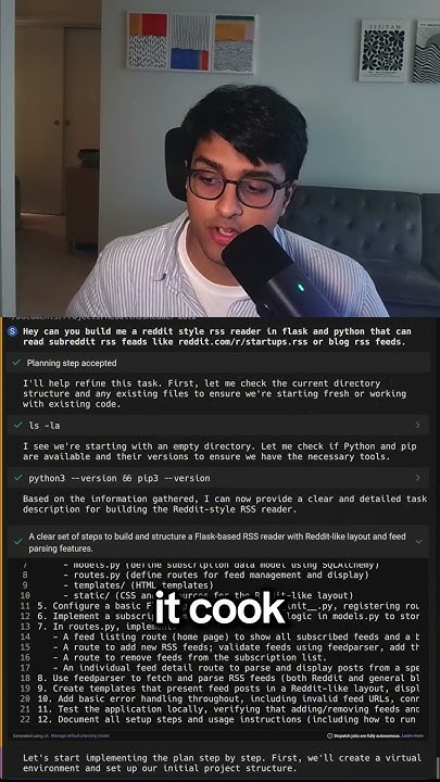 Building A Reddit Clone in 60 Seconds With Warp AI #coding #programming #ai - YouTube