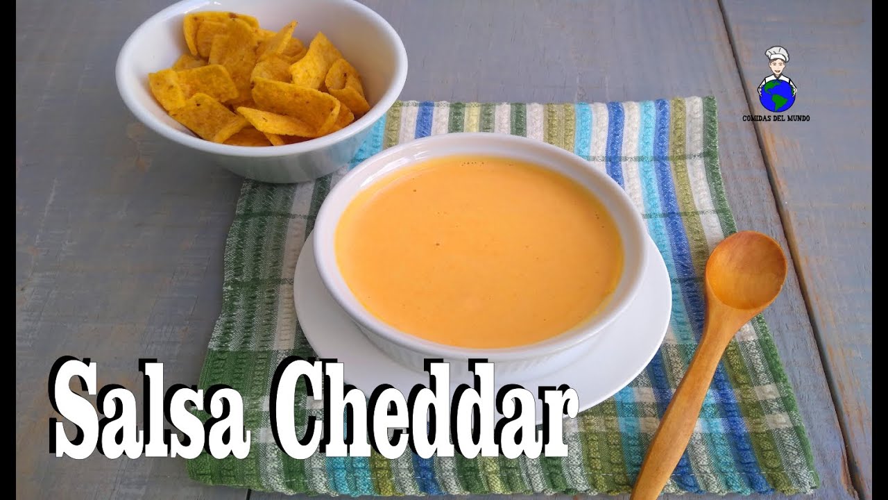 Como hacer Salsa Cheddar | Receta Original | Salsa de Queso Cheddar ...