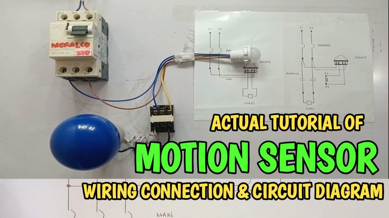 MOTION SENSOR WIRING CONNECTION | PANO MAGWIRING? #tutorial # ...