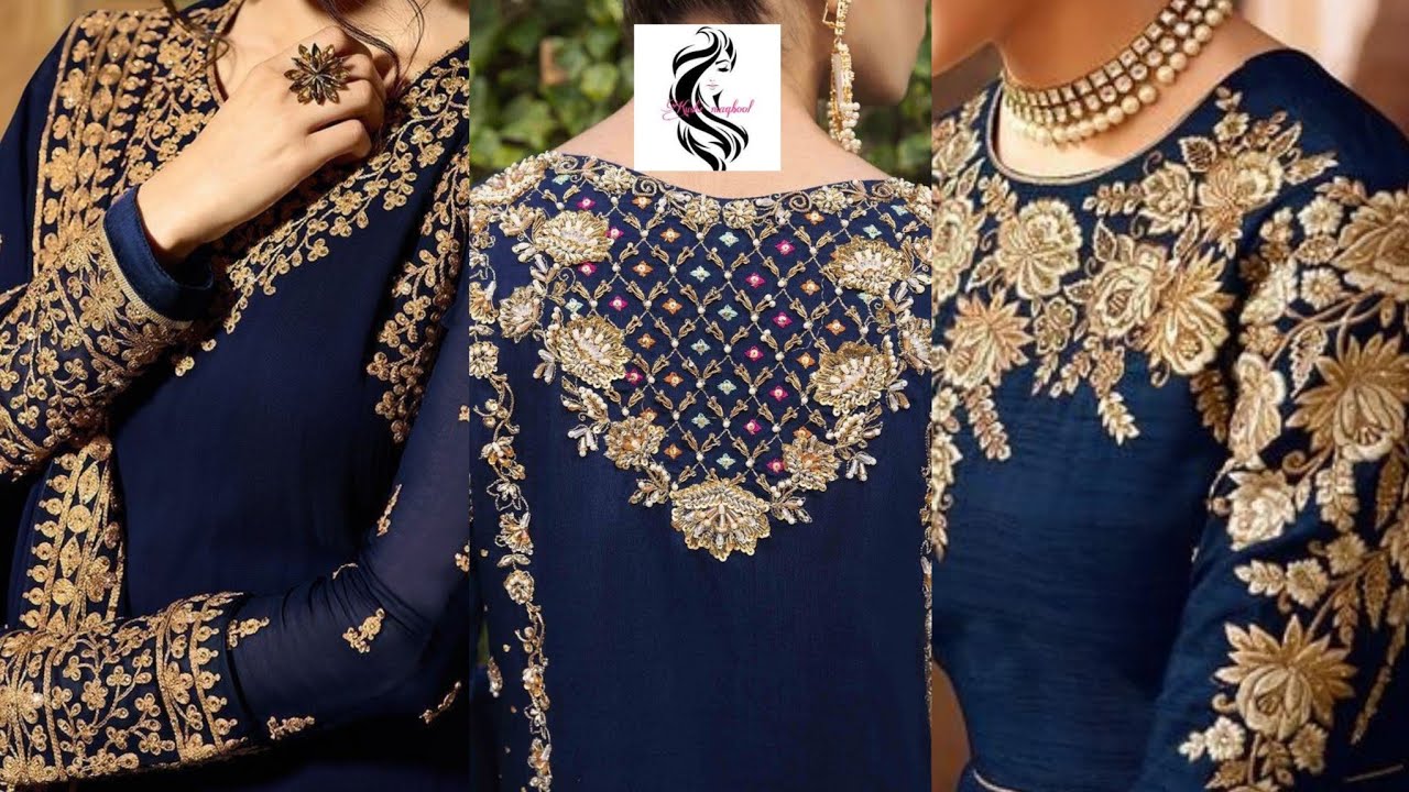 Very Attractive Most Demanding Ladies Embroidered Blue colour Dress ...