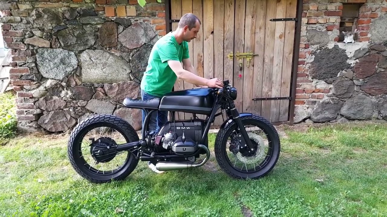 BMW R65ls 1981' cafe custom by auglid - YouTube