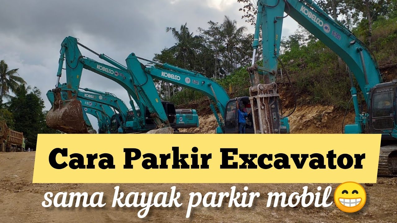 Excavator Parking-Parkir Excavator - YouTube