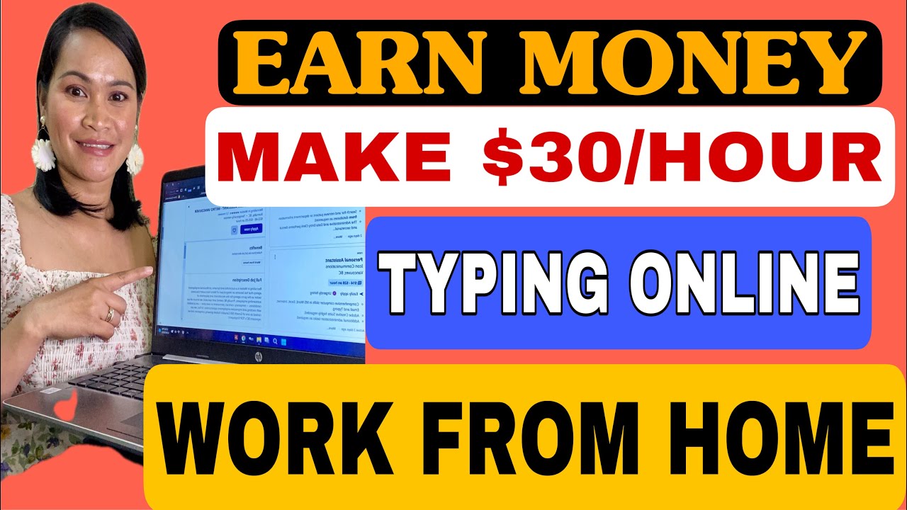 Earn money $30/Hour |Legit Online typing Jobs You can start Working ...