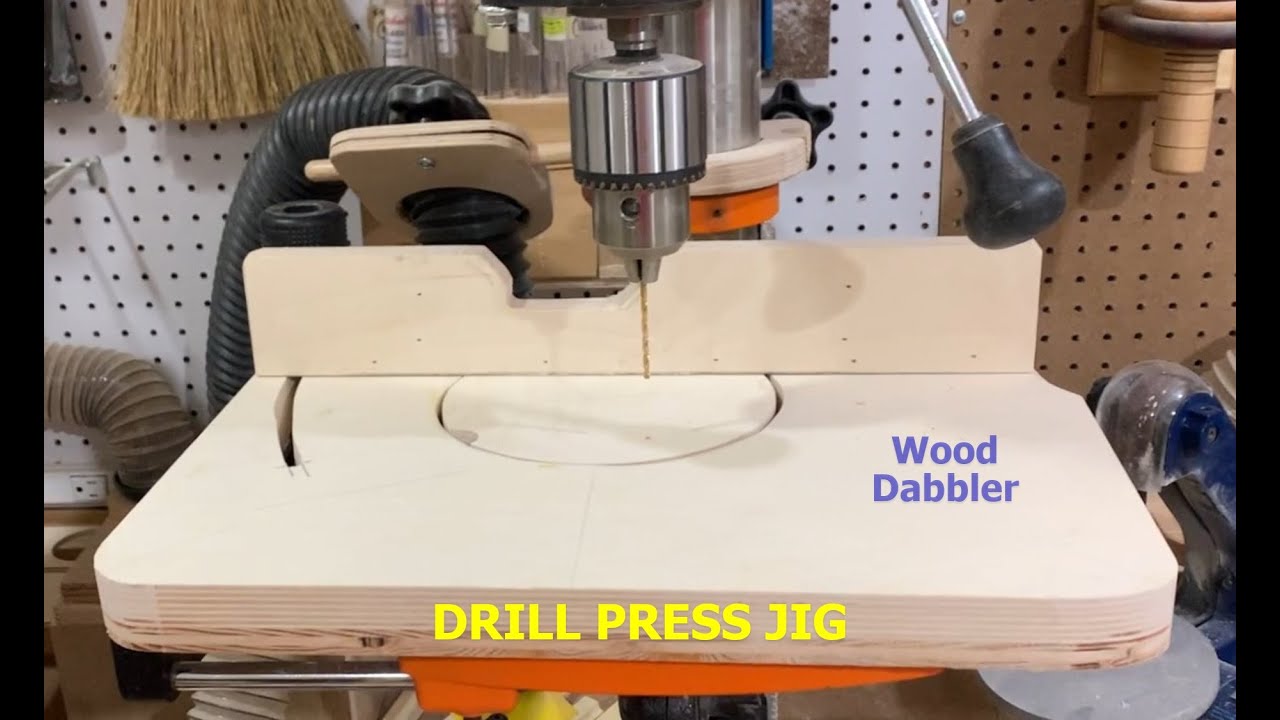 DRILL PRESS JIG - YouTube