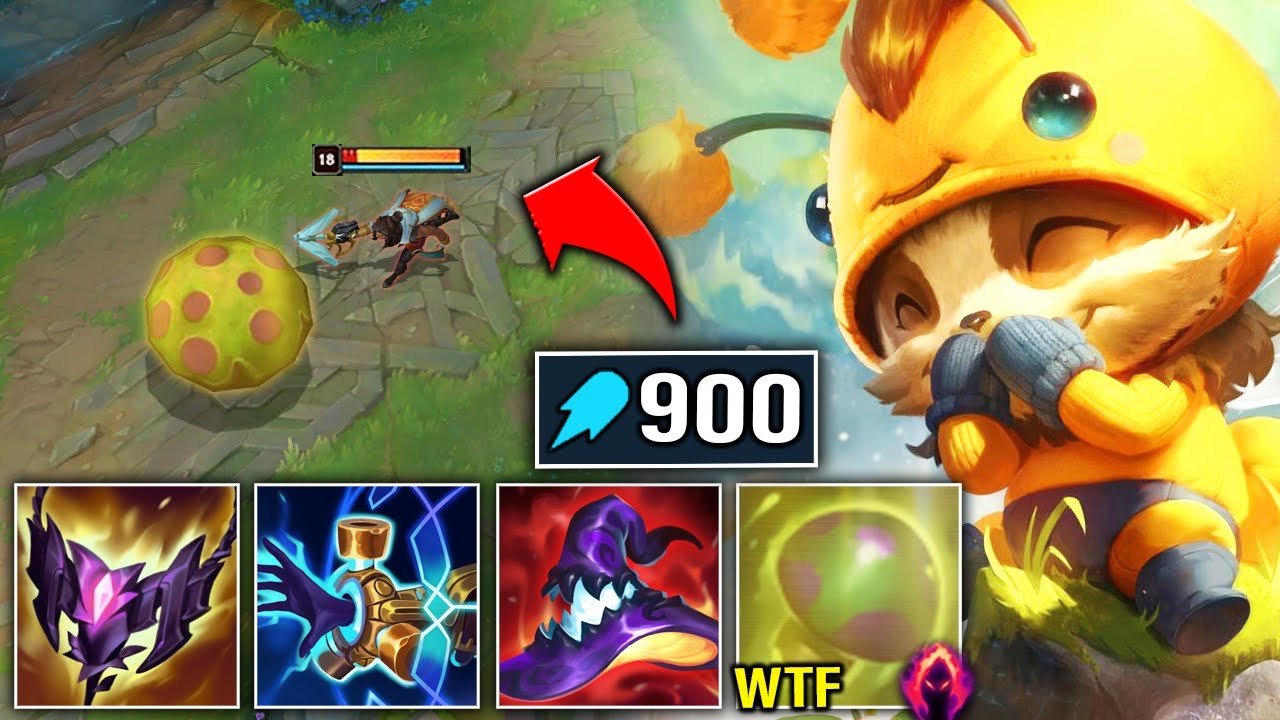 I CREATED THE DEADLIEST TEEMO SHROOM YOU'VE EVER SEEN! (900 AP TEEMO ...