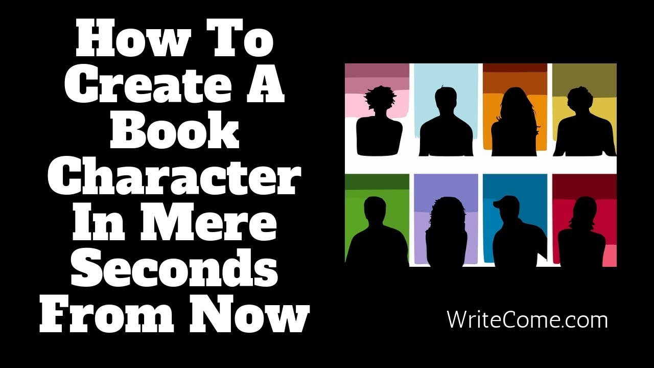 How To Create A Book Character In Mere Seconds From Now - YouTube