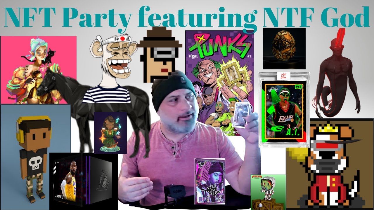 NFT God and I chat about the NFTs I Aped into. - YouTube