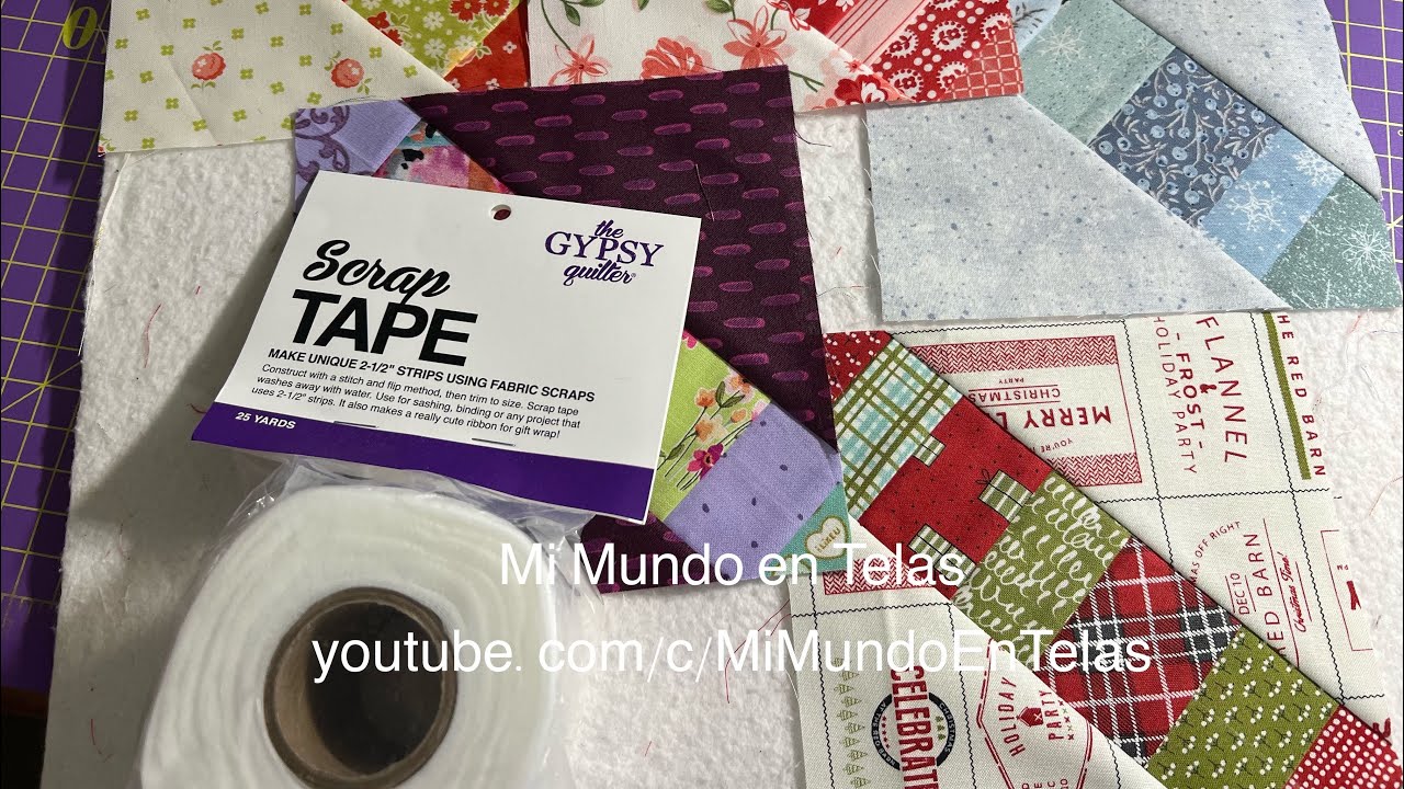 Clase #394 - Retazos de Telas / Scraps - Bloque #1 - Medidas e ...
