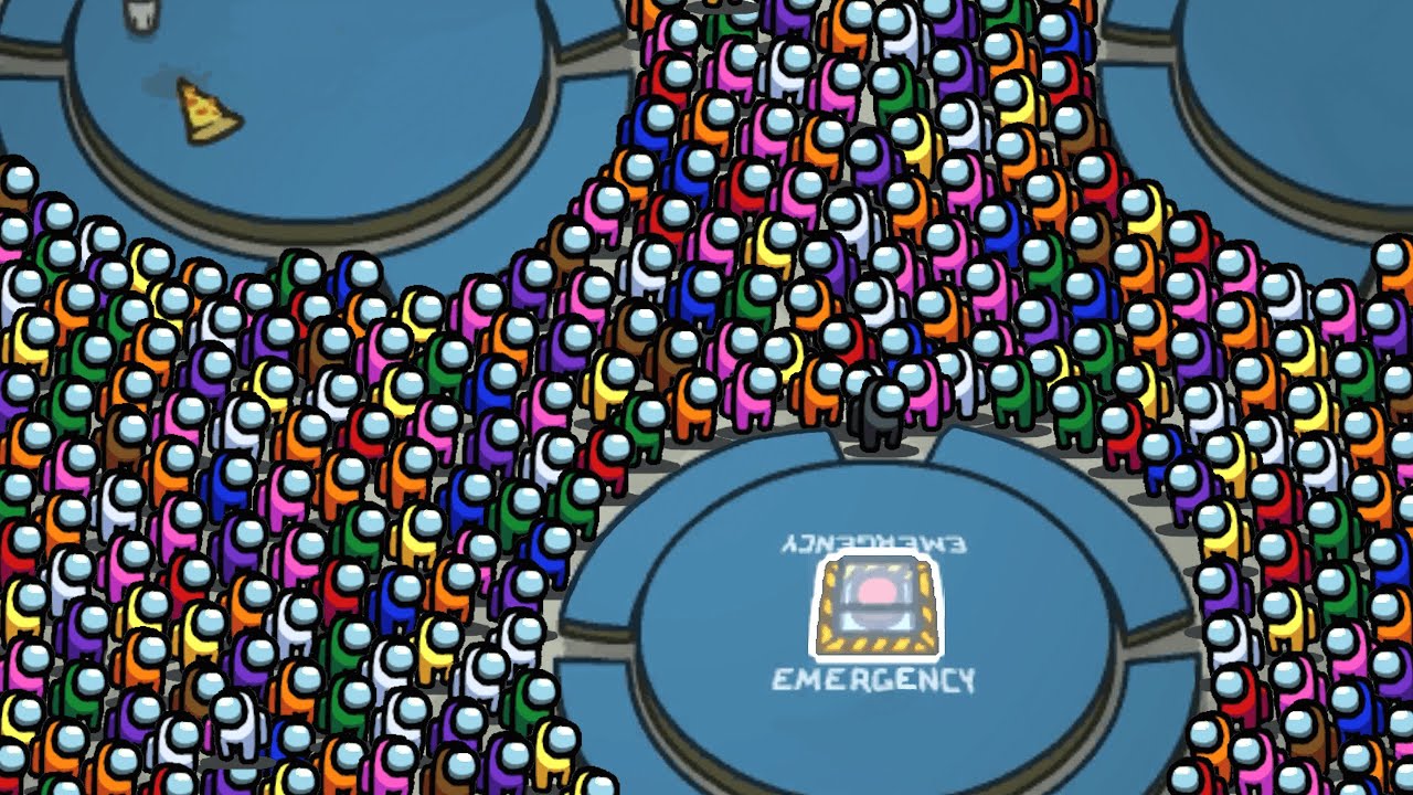 Among Us but with 1000 Mini Crewmates - YouTube