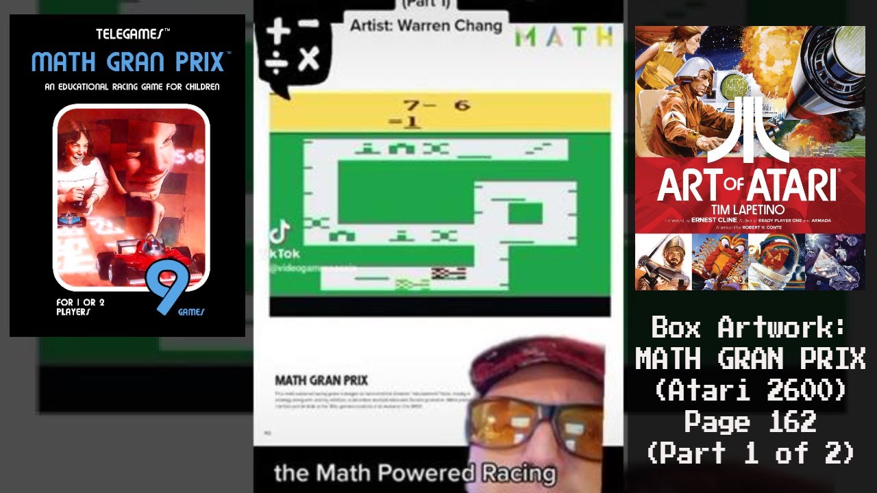 Box Artwork: MATH GRAN PRIX (Atari 2600) Page 162 (Part 1 of 2) - YouTube