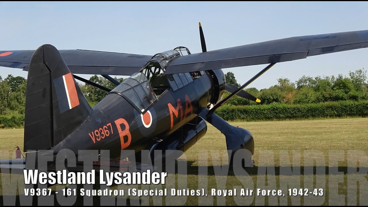 Westland Lysander -161 Squadron (Special Duties), Royal Air Force, 1942 ...
