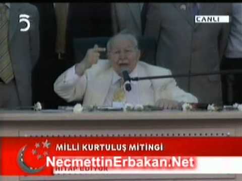 No 196 Prof. Dr. Necmettin ERBAKAN Milli Kurtuluş Mitingi BURSA 14-07-2007 Cumartesi (TV 5)
