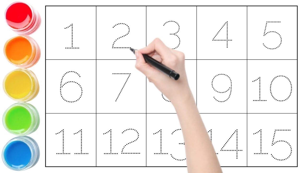 Learn to Counting 1 to 100, 123 numbers, one two three, 1 से 100 तक ...