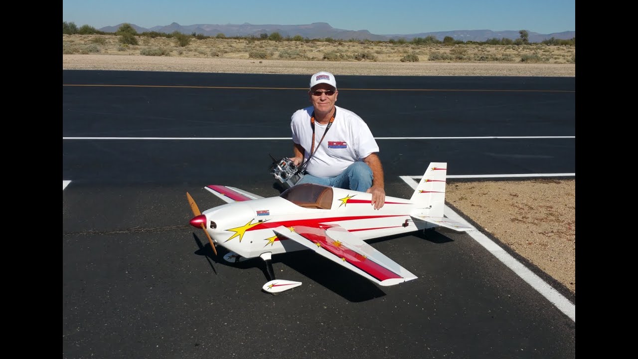 AJ Aircraft 73" Laser 230z - YouTube